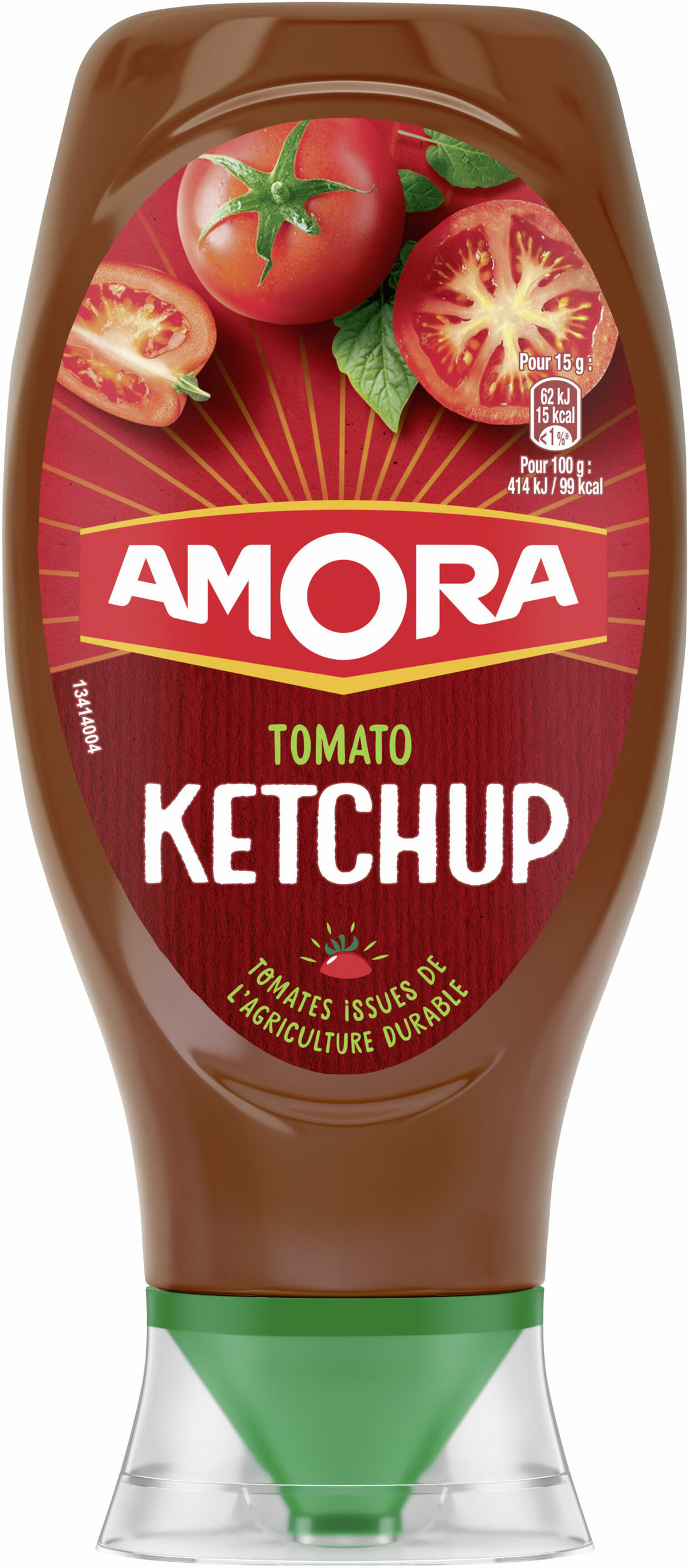 AMORA - TOMATO KETCHUP Flacon de 550g - Huiles, vinaigres, Condiments ...