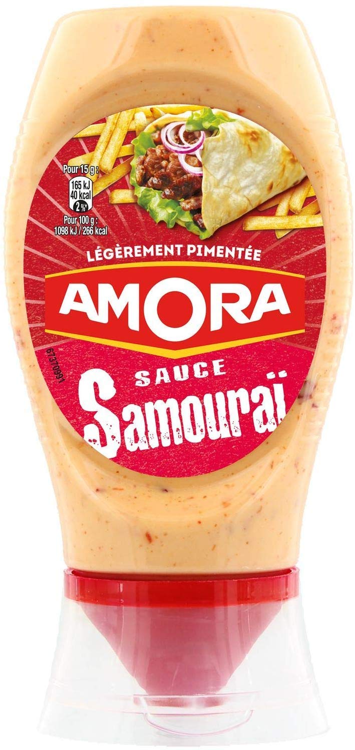 AMORA - SAUCE SAMOURAÏ Flacon de 255g - Huiles, vinaigres, Condiments ...