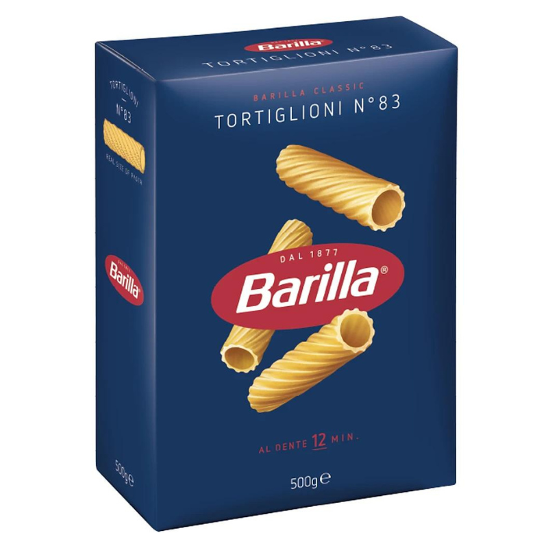 BARILLA - TORTIGLIONI N° 83 Boite de 500g - Pâtes, Riz et Féculents/Les ...