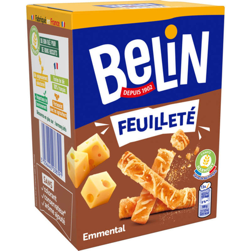 BELIN - BISCUITS APERITIF FEUILLETE EMMENTAL Boite de 85g - Apéritif et Chips/Les Biscuits Salés ...