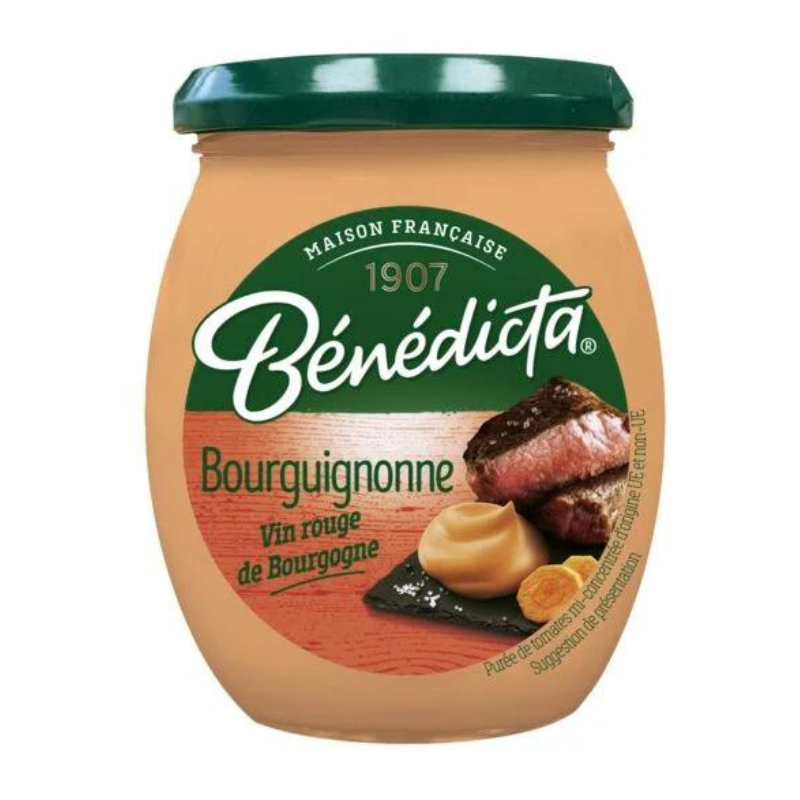 BENEDICTA - SAUCE BOURGUIGNONNE Pot de 270g - Huiles, vinaigres ...