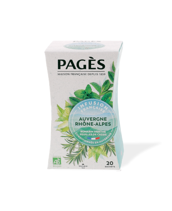 PAGES - INFUSION AUVERGNE RHÔNE-ALPES Paquet de 20 sachets - Infusions ...