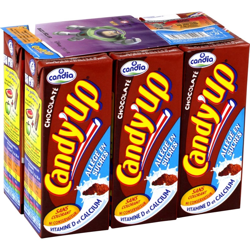 CANDIA - BOISSON LACTEE CHOCOLATEE CANDY'UP 6 x 20cl - Petit-Déjeuner ...