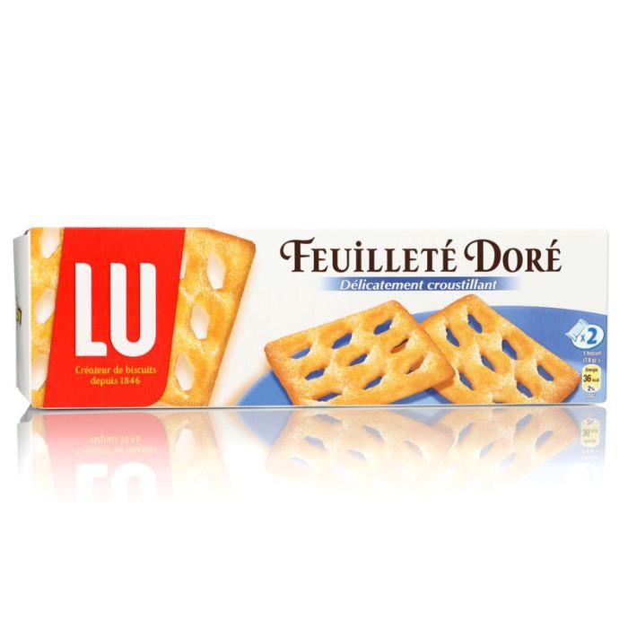 LU - BISCUITS FEUILLETE DORE 125g - Biscuits, Gâteaux, Madeleines et ...