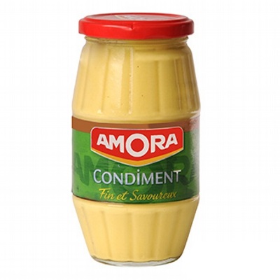 AMORA - MOUTARDE CONDIMENT Pot de 430g - Huiles, vinaigres, Condiments ...