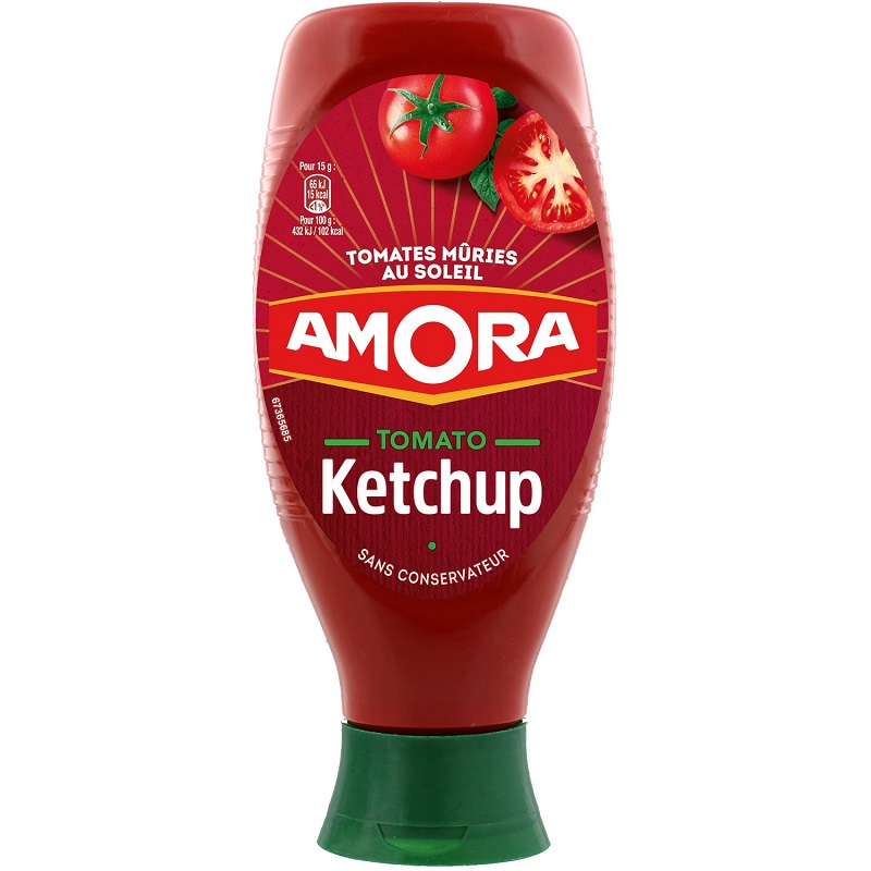 AMORA - TOMATO KETCHUP Flacon de 280g ou 850g - Huiles, vinaigres ...