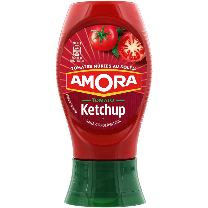 AMORA - TOMATO KETCHUP Flacon de 280g ou 850g - Huiles, vinaigres ...
