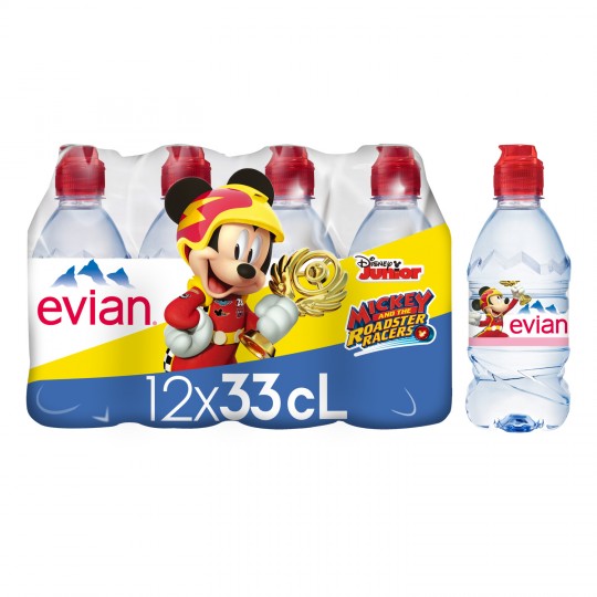 EVIAN - EAU MINERALE NATURELLE Pack de 12 bouteilles de 33cl - Eau ...