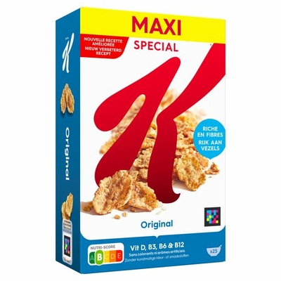 KELLOGG'S - CEREALES SPECIAL K ORIGINAL Boite de 750g - Petit-Déjeuner ...