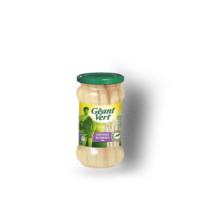 GEANT VERT - ASPERGES BLANCHES MINI Bocal de 110g net égoutté ...