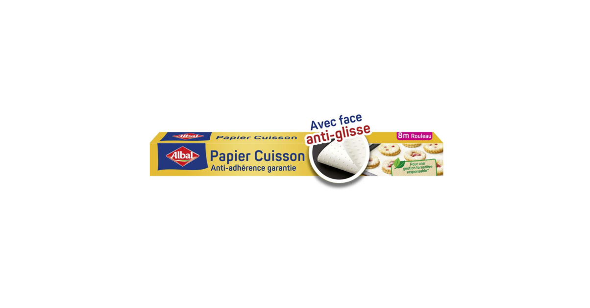 ALBAL - PAPIER CUISSON 8m - Les Indispensables au Quotidien ...