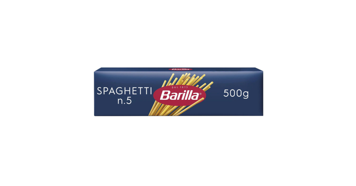 BARILLA - SPAGHETTI N° 5 Boite de 500g ou 1kg - Pâtes, Riz et Féculents ...