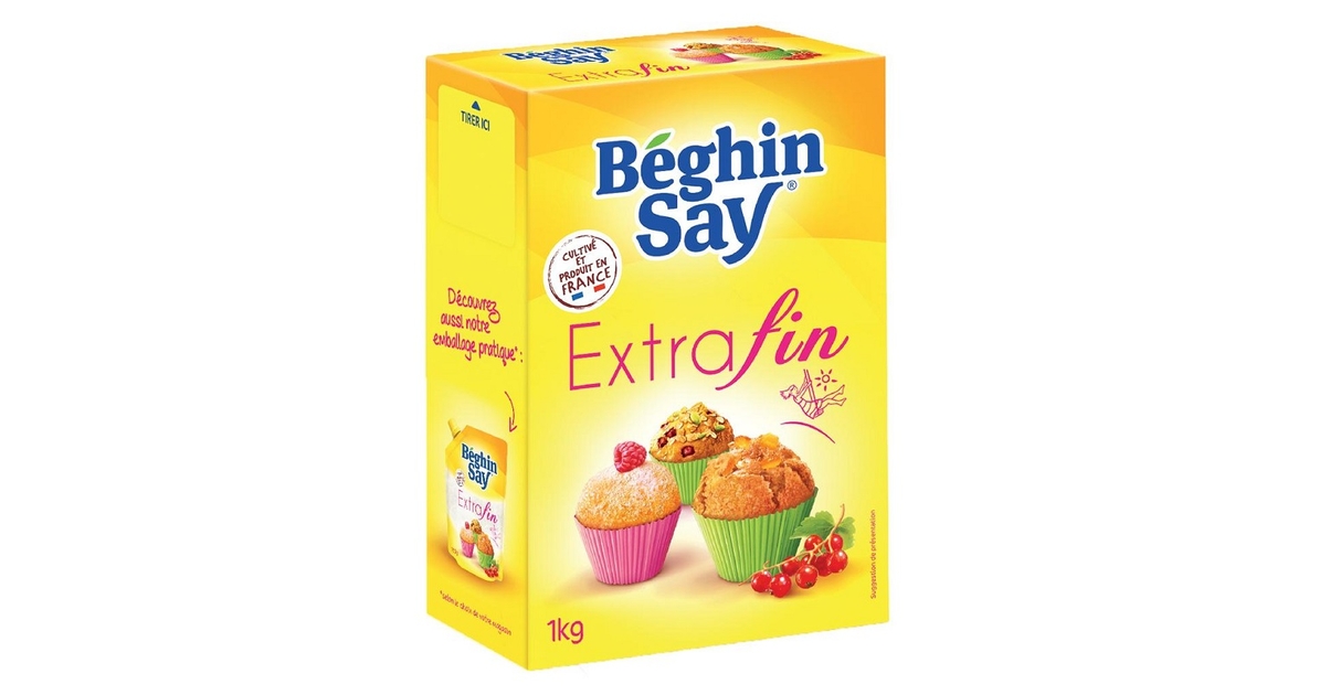 BEGHIN SAY - SUCRE EN POUDRE EXTRA FIN 1 kg - Sucre et Edulcorant/Sucre ...