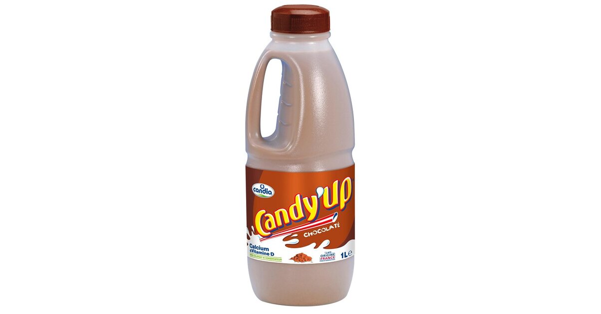 CANDIA - BOISSON LACTEE CHOCOLATEE CANDY'UP 100cl - Petit-Déjeuner ...