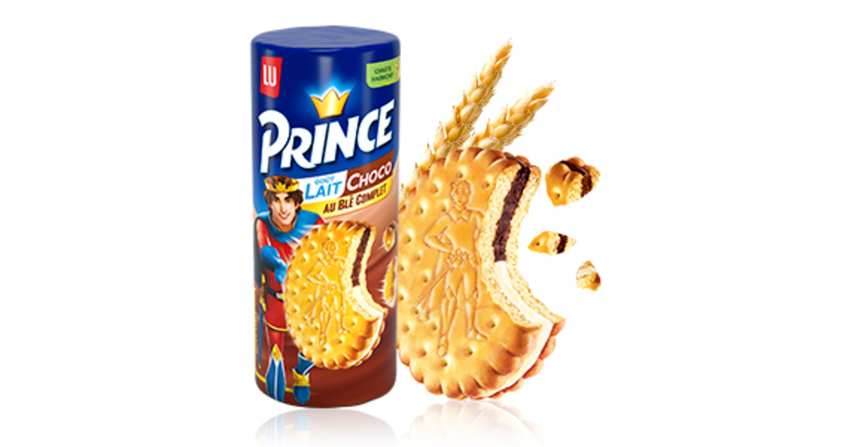LU - GOÛTERS BLE COMPLET FOURRES LAIT CHOCO PRINCE 300g - Biscuits ...