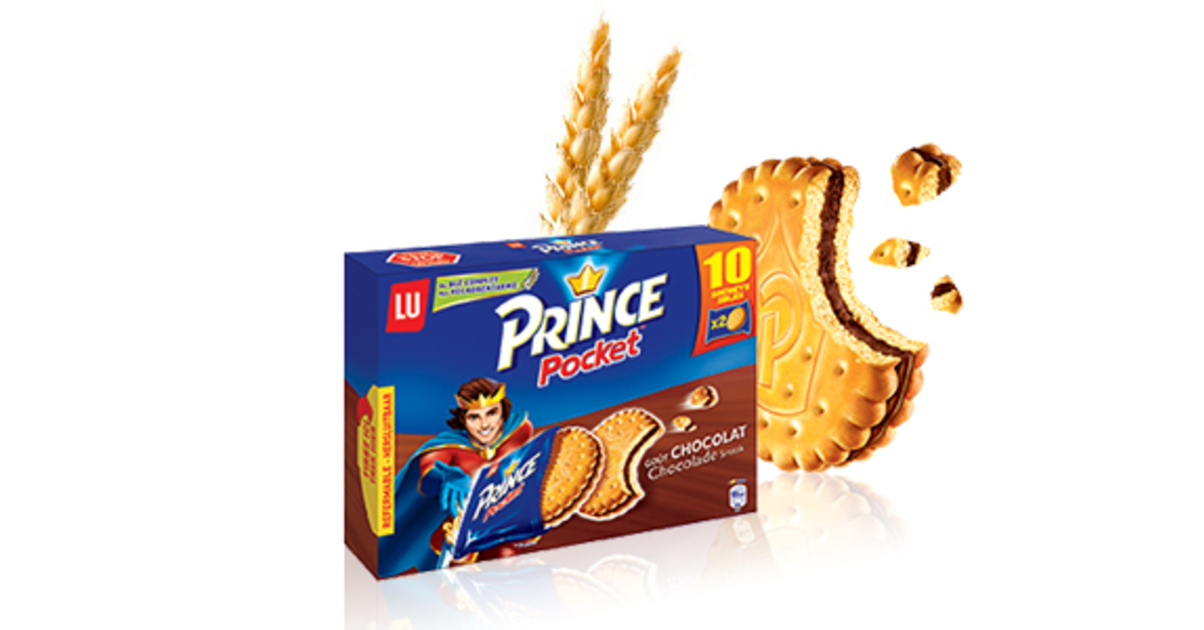 LU - GOÛTERS POCKET BLE COMPLET FOURRES CHOCOLAT PRINCE 400g - Biscuits ...