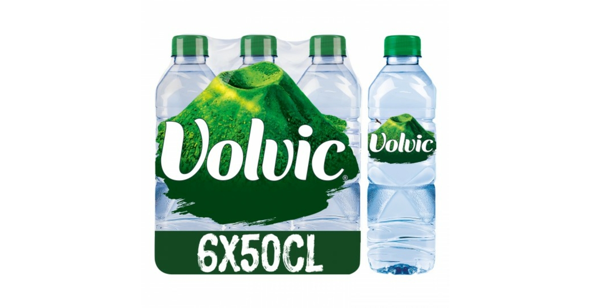 VOLVIC - EAU MINERALE NATURELLE Pack de 6 bouteilles de 50cl - Eau ...