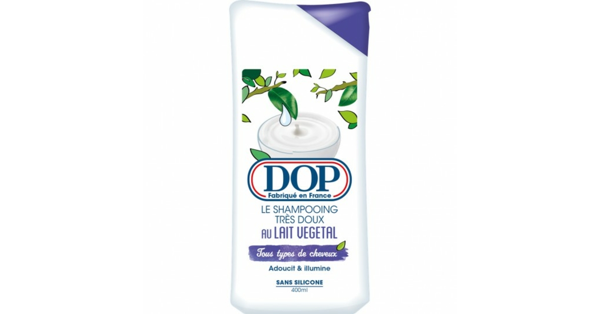 DOP - SHAMPOING TRES DOUX AU LAIT VEGETAL Flacon de 400ml - Soin des ...