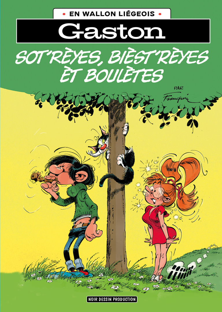 Gaston en wallon Liégeois - Second tirage - B.D. - noir-dessin-production