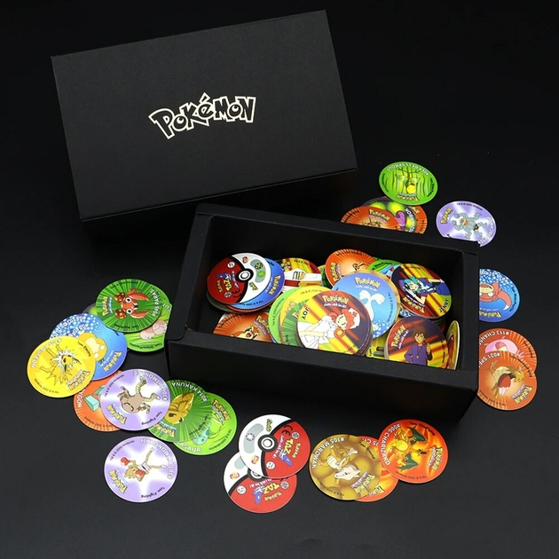 Pogs Pokemon 1ere génération (version Anglaise)