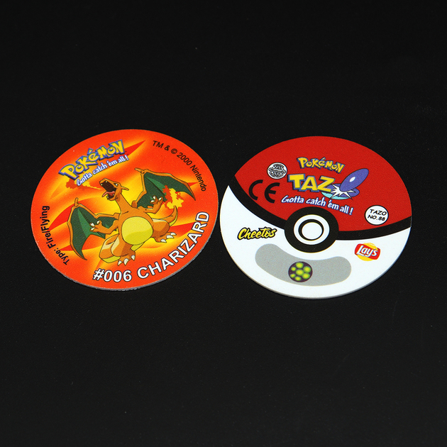 Pogs Pokemon 1ere génération (version Anglaise)