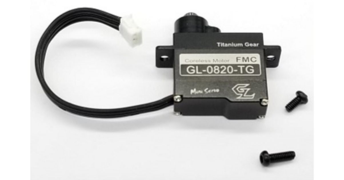 GL RACING Servo de direction pignon Titane, GL-0820-TG - Radio et ...