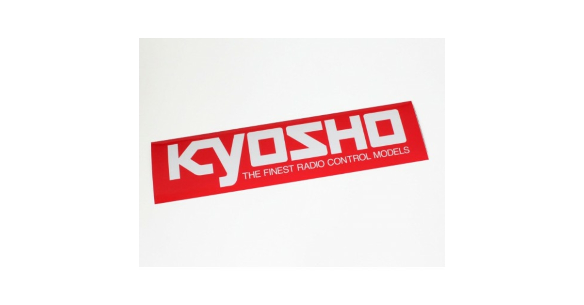 KYOSHO Stickers Logo Kyosho 290x72mm, 87003 - Autocollant - miniz-boutique