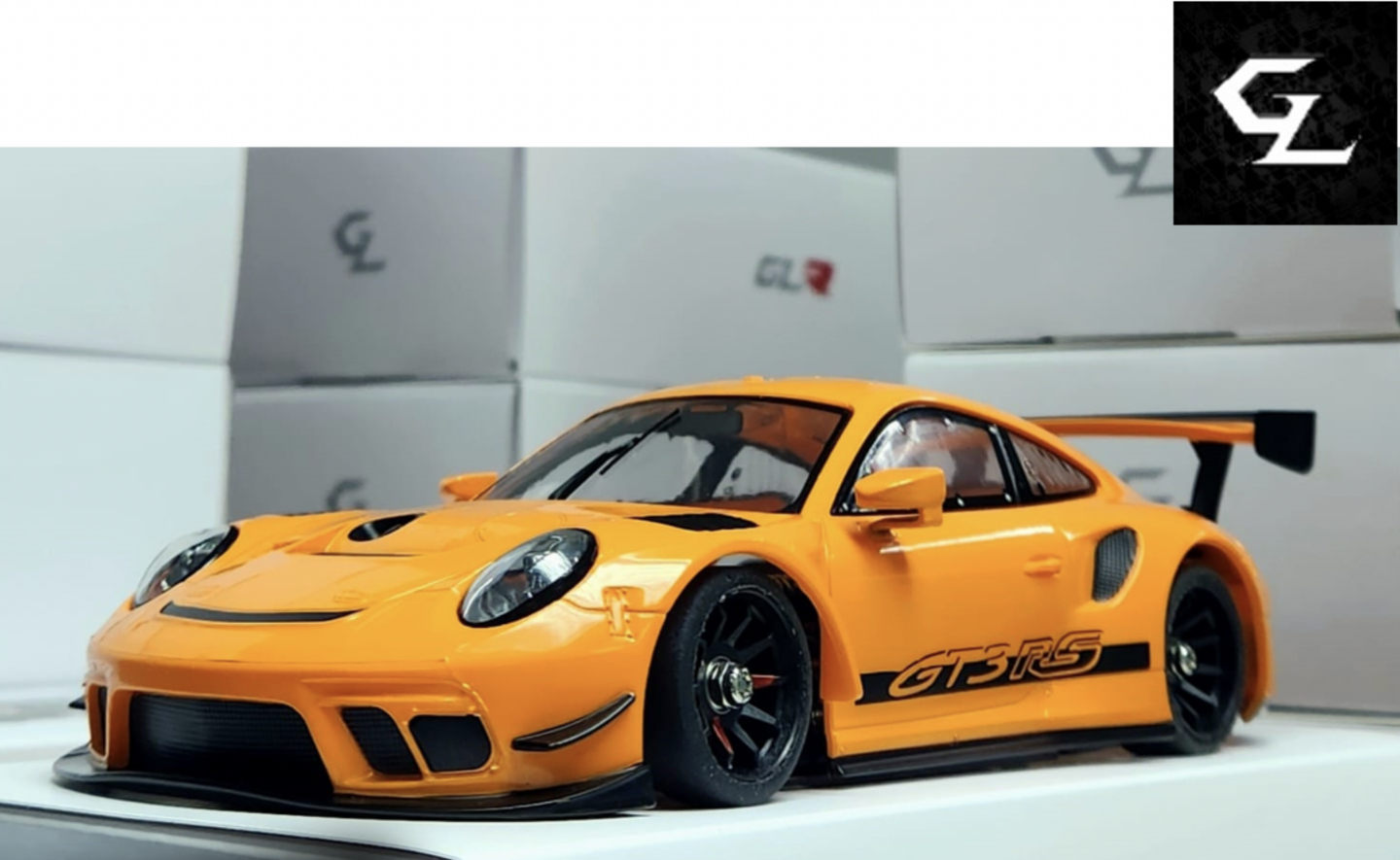 GL RACING Carrosserie W.MM.98 GL 911 GT3 Orange LIMITED EDITION , GL ...