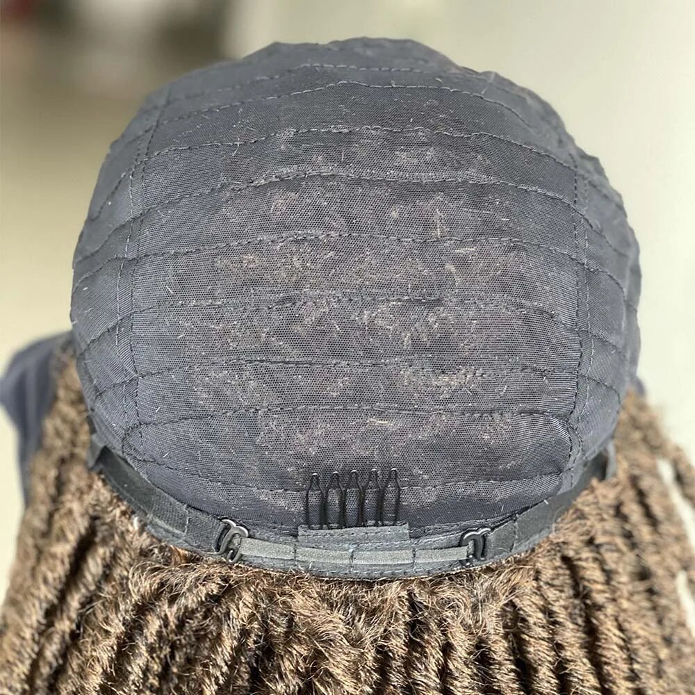 Perruque Dreadlock Synthétique, 26 Pouces, Longue, Ombré, Bandeau Sauna, Tresse au Crochet ...
