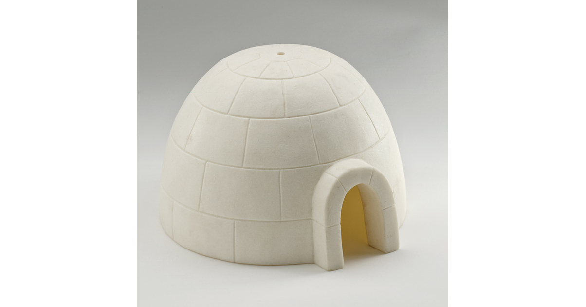 Igloo en pierre et résine Yellow Door - Jeu sensoriel - au-son-des-grillons