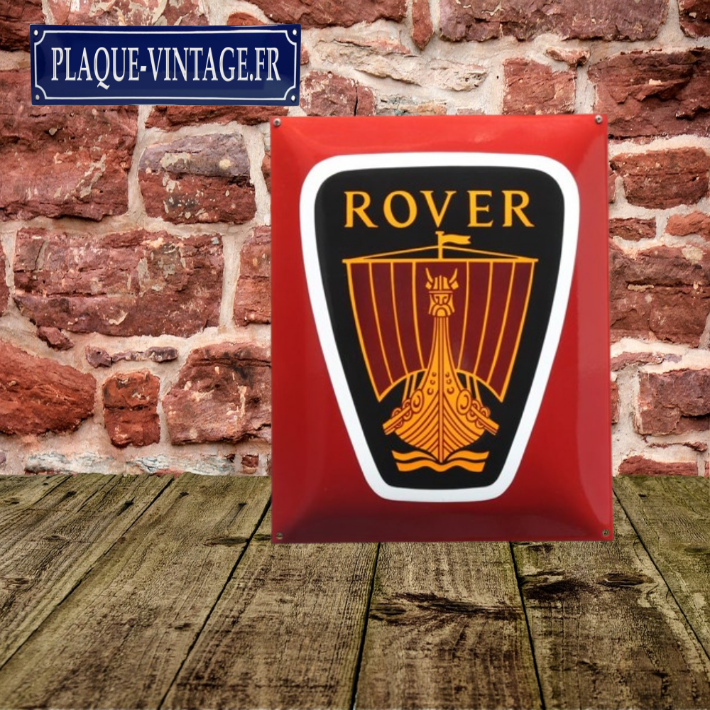 Plaque émaillée Rover - Décorez avec style votre intérieur