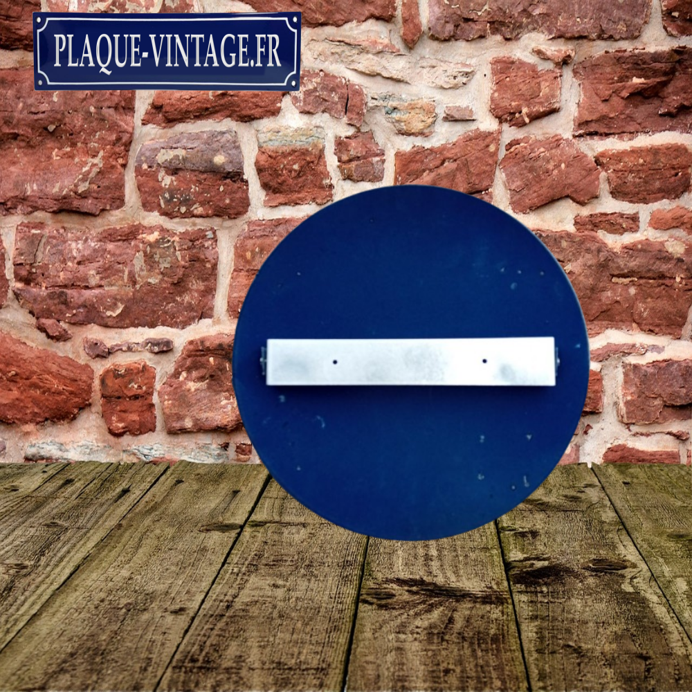 Plaque émaillée Diaboline 40cm - Décoration rétro et vintage