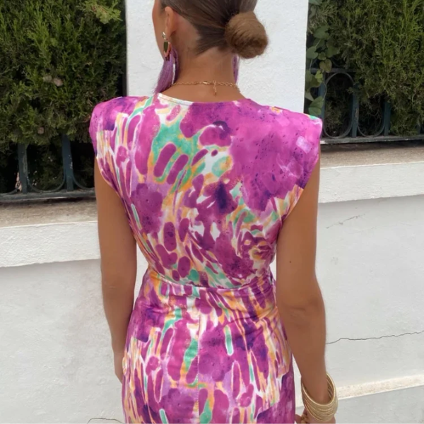 Robe Maud - fushia - mode femme L'Atelier des Parisiennes