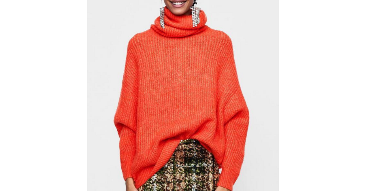 Pull rouge oversize Montsouris femme - L'Atelier des Parisiennes