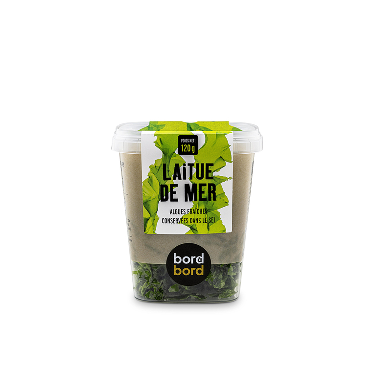 Algue Laitue de mer BIO “frais salé“ 120g - Bord à bord Bretagne