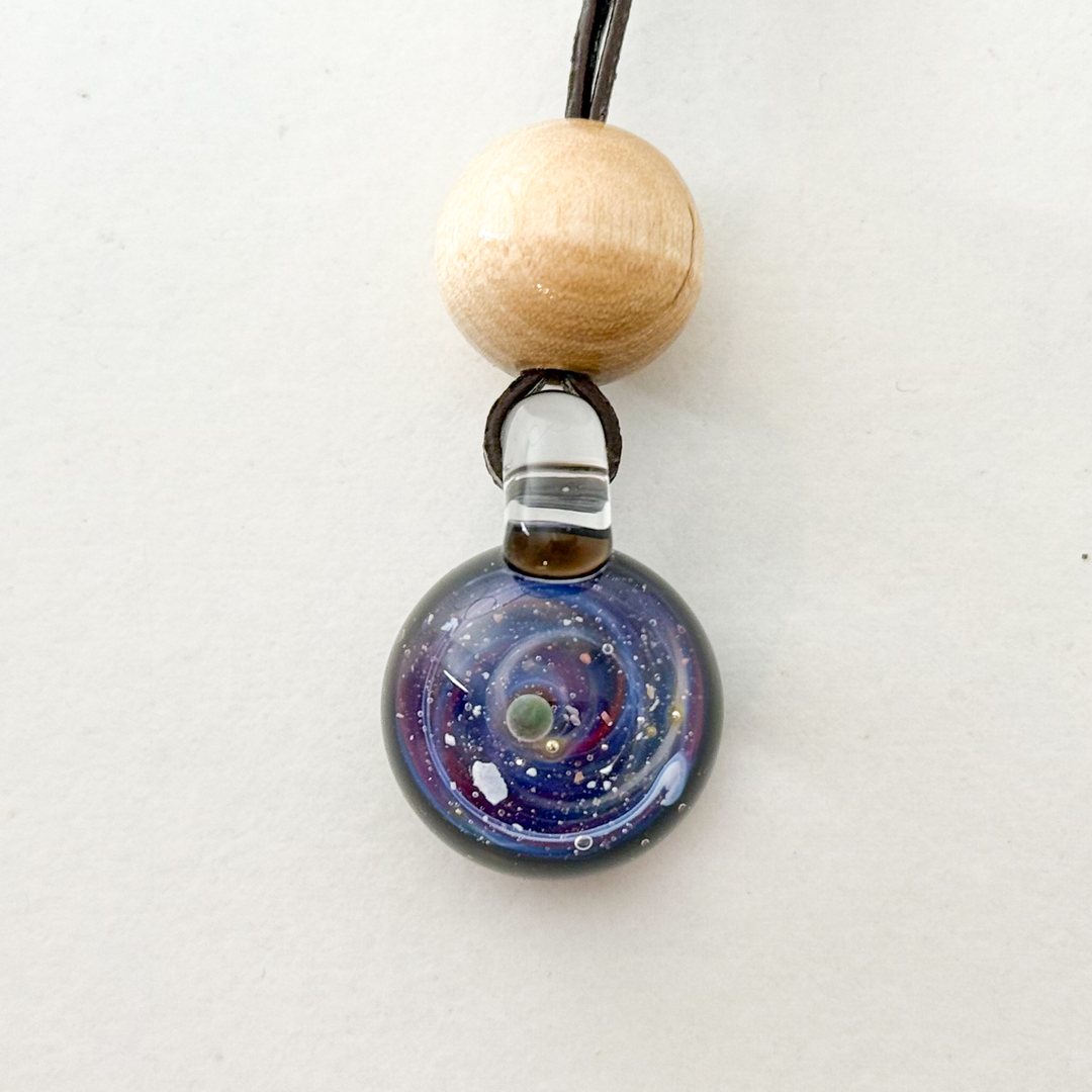 Just Glass It - Collier astronomie Nano en verre