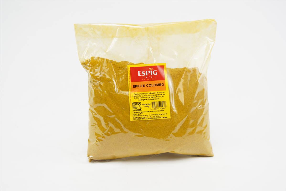 Epices colombo Cepasco sachet d'1kg - Épicerie/Sauces et condiments ...