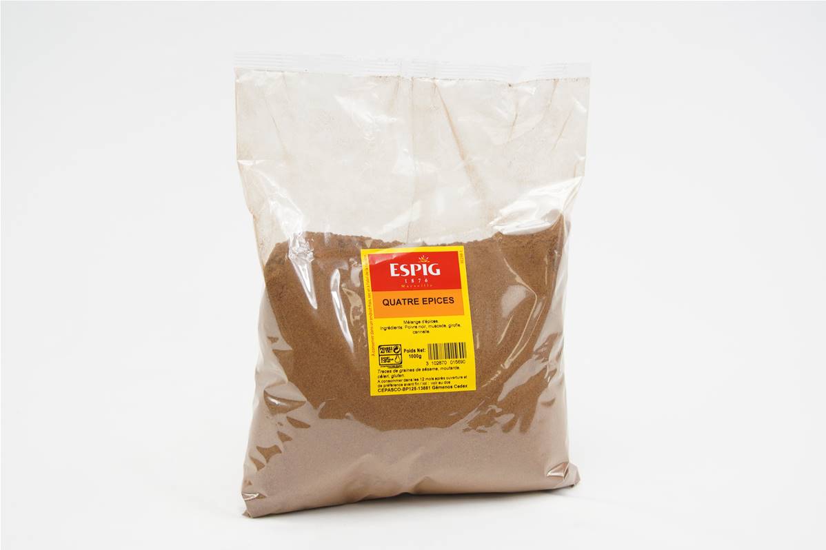 Quatre epices Cepasco sachet d'1kg - Épicerie/Sauces et condiments - SODIBO