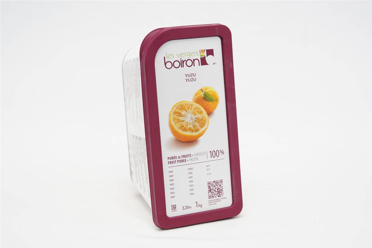 Purée de yuzu en barquette 1kg - Produits surgelés/Purées de fruits ...