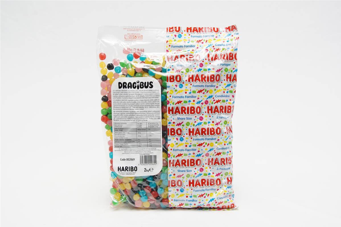 Dragibus Haribo vrac de 2kg - Épicerie/Bonbons et confiseries - SODIBO