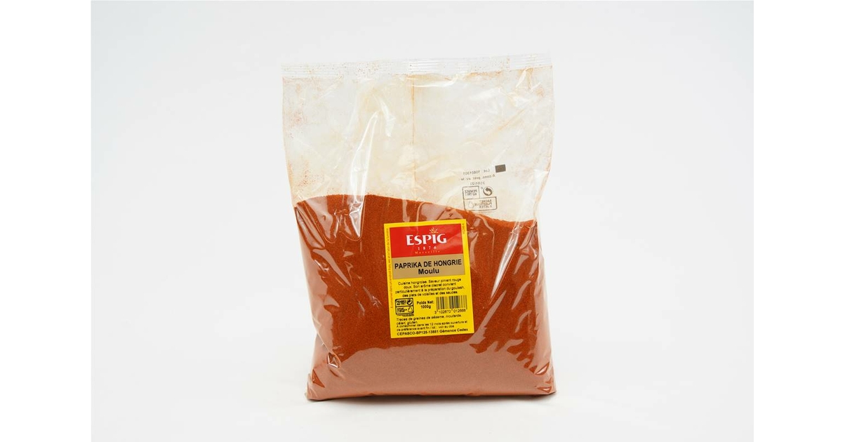 Paprika precieux doux Cepasco sachet d'1kg - Épicerie/Sauces et ...