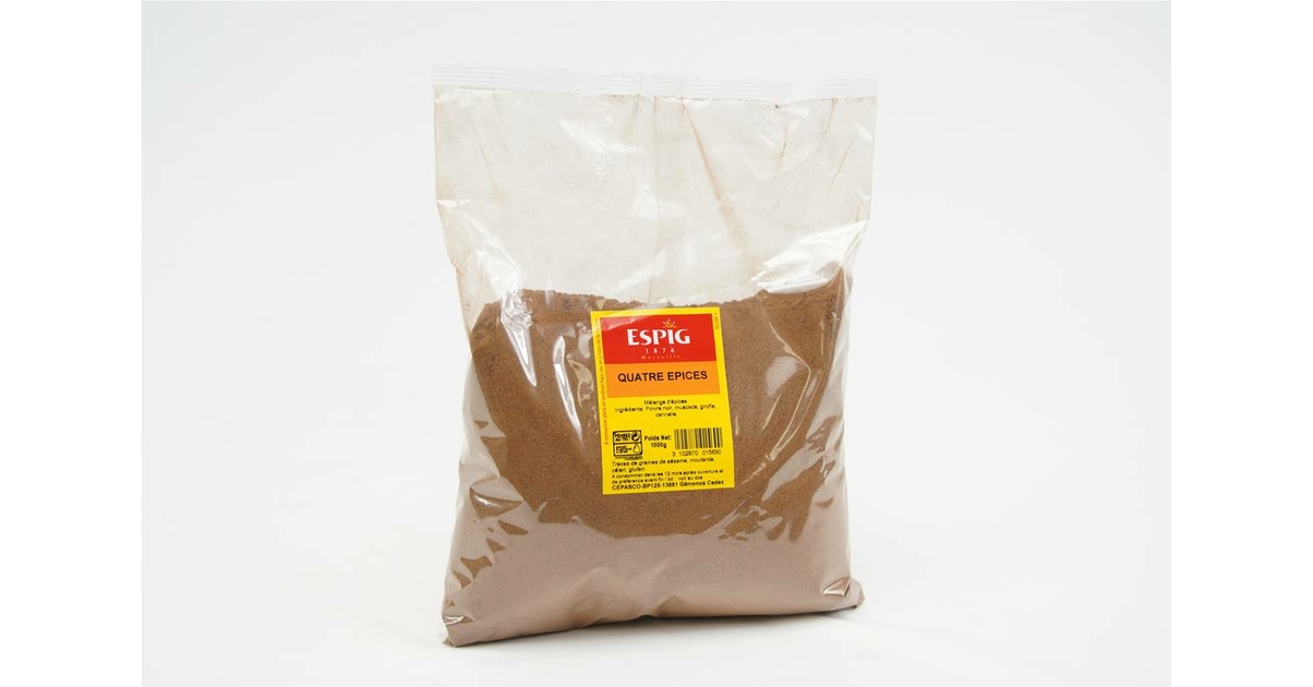Quatre epices Cepasco sachet d'1kg - Épicerie/Sauces et condiments - SODIBO