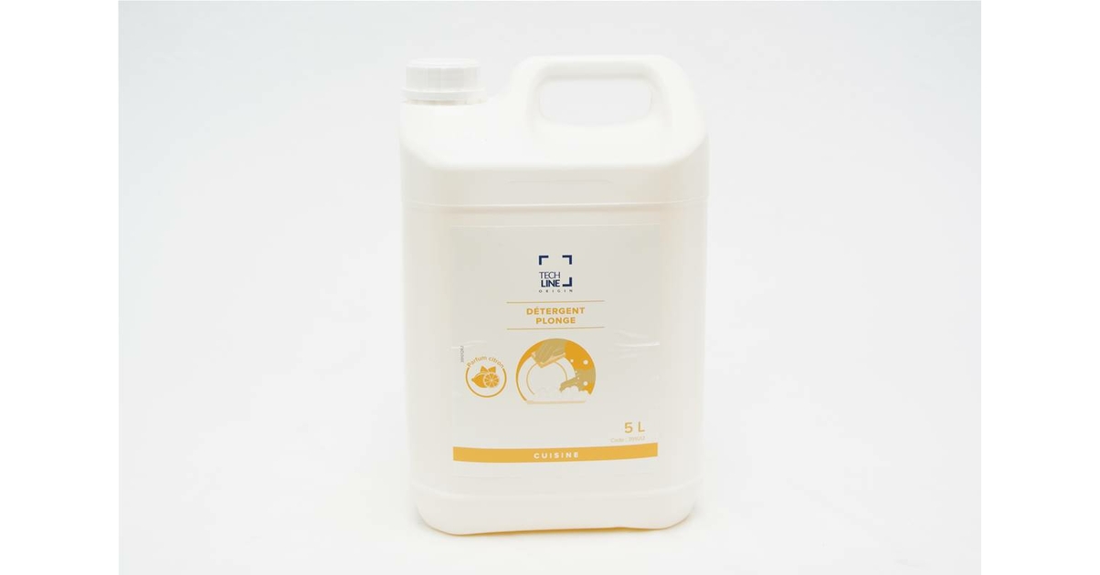 Détergent de plonge manuelle bidon de 5L - Produits d'entretien - SODIBO