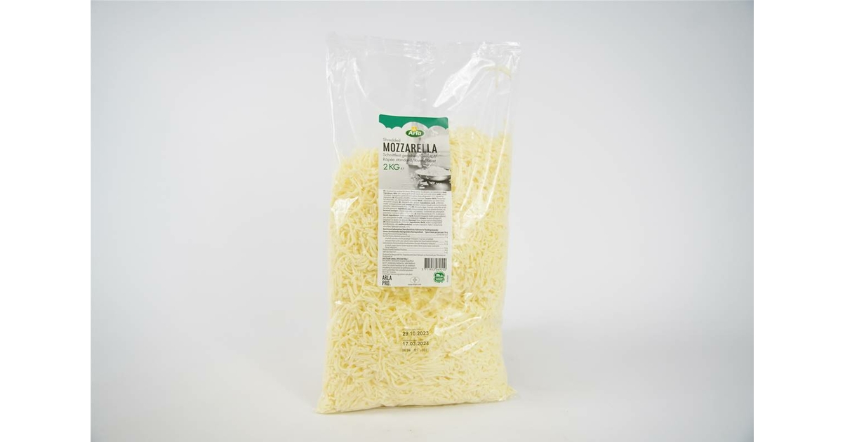 Mozzarella rape arla sachet 2kg - Produits frais/Crèmerie et oeufs - SODIBO