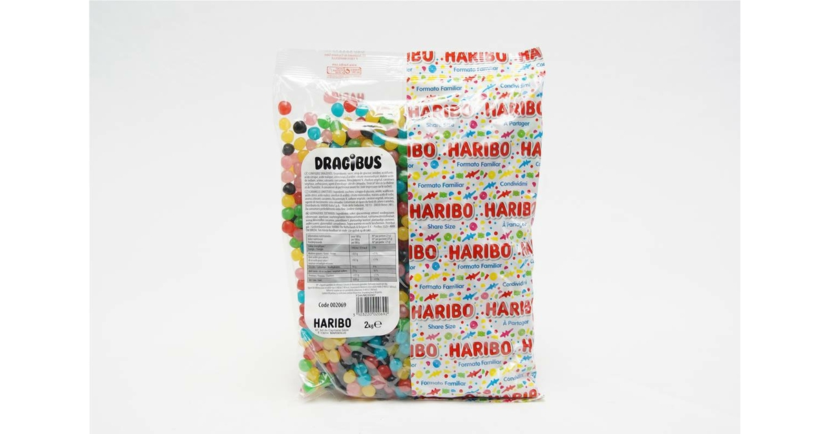 Dragibus Haribo vrac de 2kg - Épicerie/Bonbons et confiseries - SODIBO