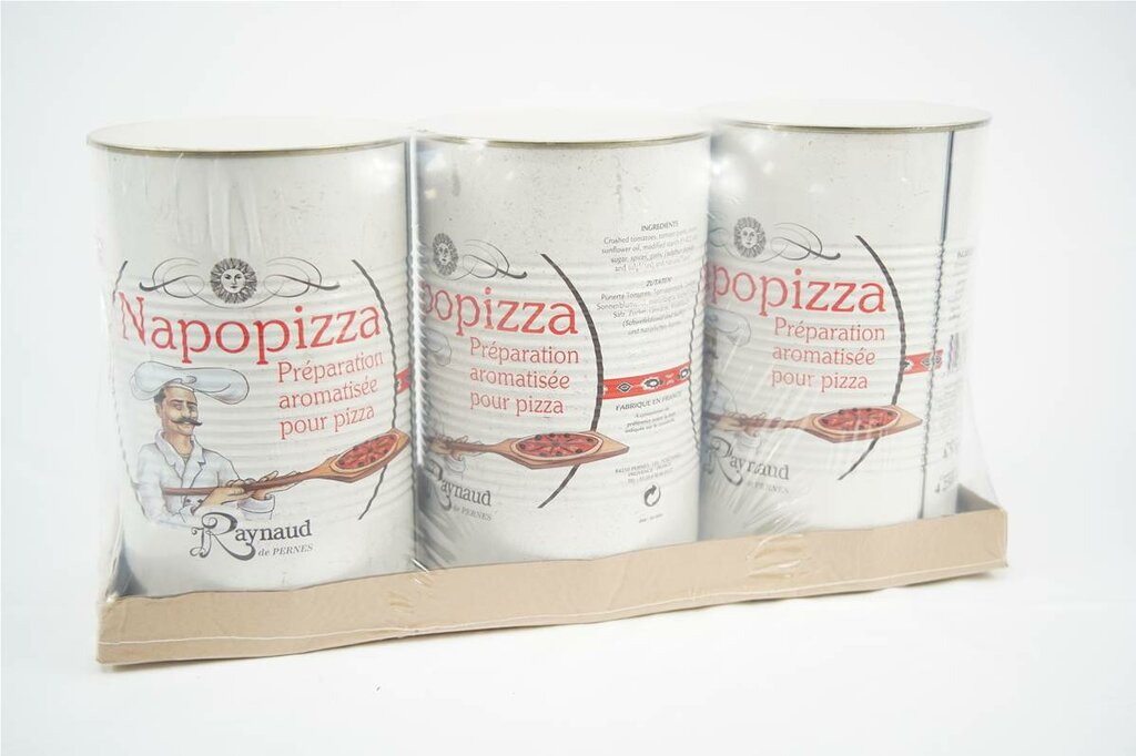 Garniture nappo pizza boite 5/1 pack de 3 - Épicerie/Sauces et ...