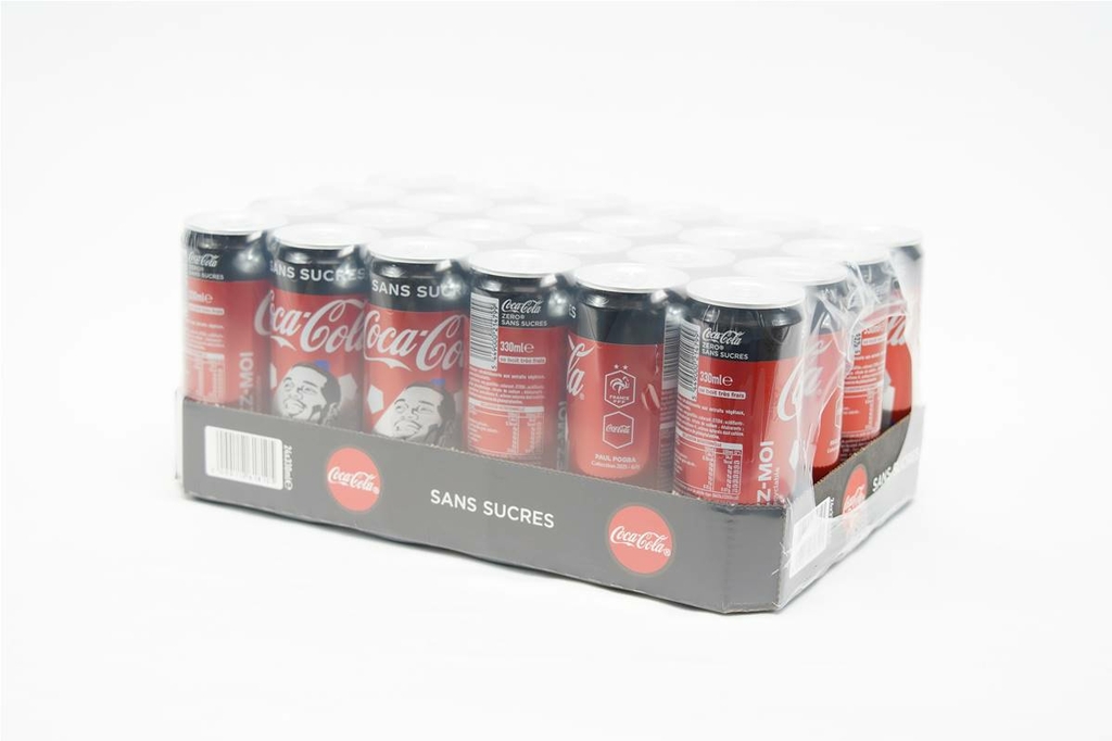 Coca cola zero slim can pack 24x33cl - Épicerie/Boissons - SODIBO