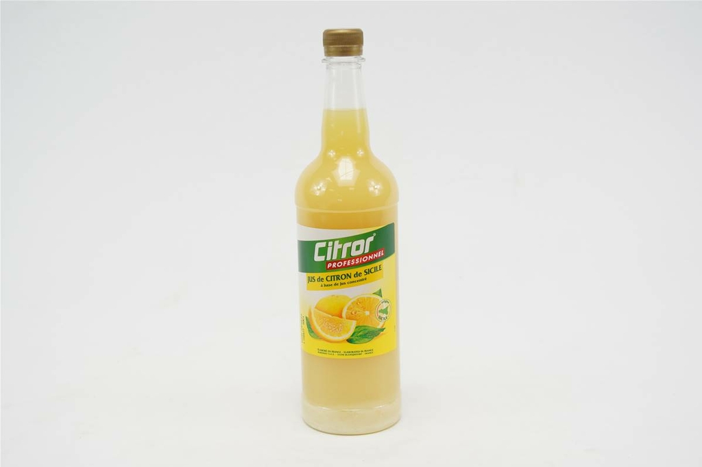 Citror jus citron jaune de Sicile bouteille d'1 litre - Épicerie ...