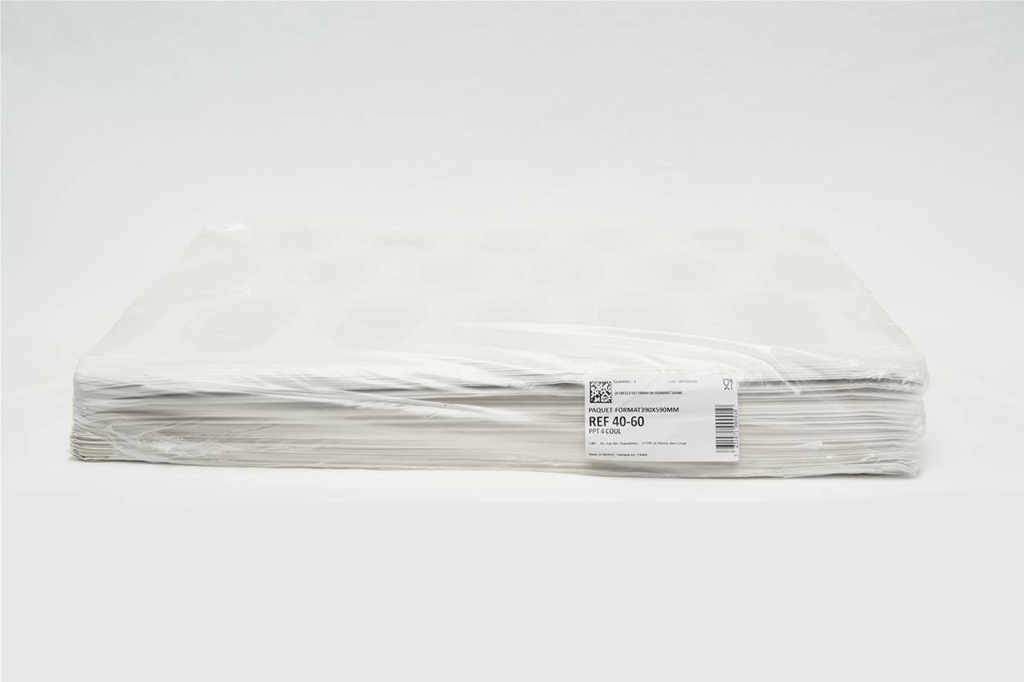 Mousseline 60x40mm ppt 4 couleurs - Matériel/Emballages - SODIBO