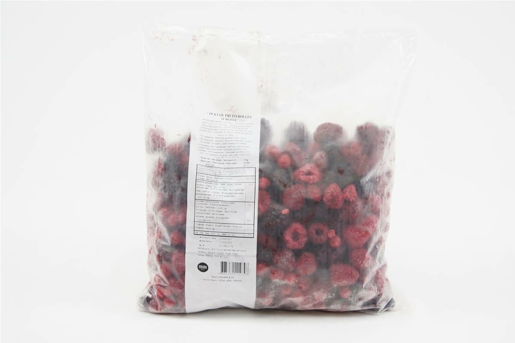 Cocktail de fruits rouges en sachet de 1kg - Produits surgelés/Fruits ...